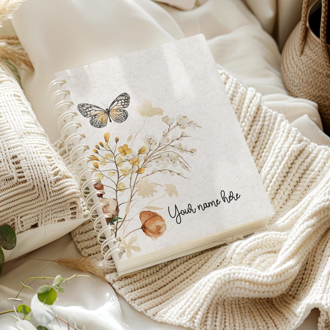Personalized Monthly Weekly Planner - Butterfly Calendar - Budget ...
