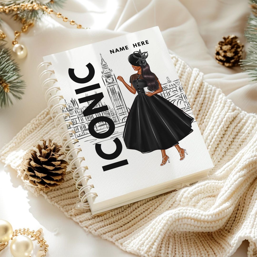 2025 Black Girl Custom - Personalized Monthly Weekly Planner 2025 ...