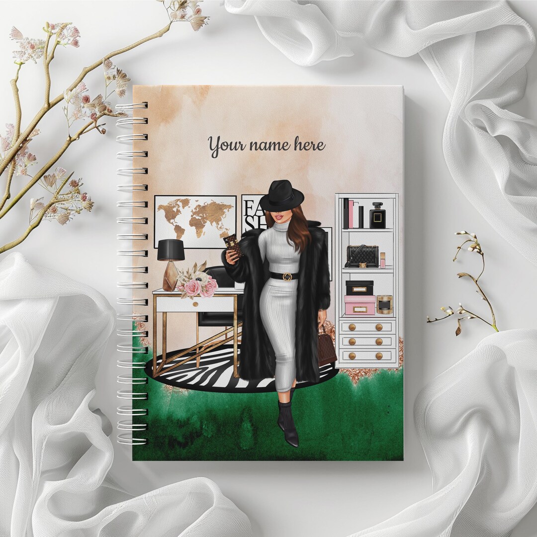 Personalized Monthly Weekly Planner With Lines - Girl Boss Calendar ...