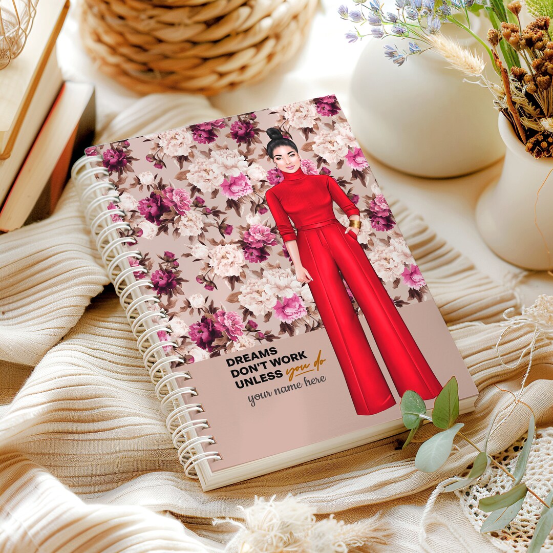 Asian Woman Personalized Monthly Weekly Planner With Lines - Oriental ...