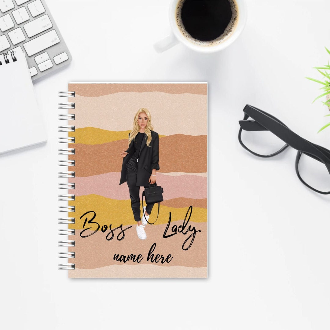 Boss Babe Journal Blond Girl Journal Lady Boss Notebook Girl Boss Boss ...