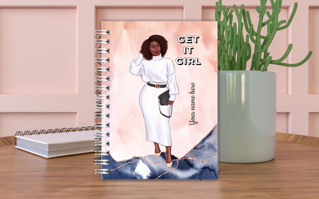 2024 Personalized Monthly Planner With Lined Notebook in One - Etsy