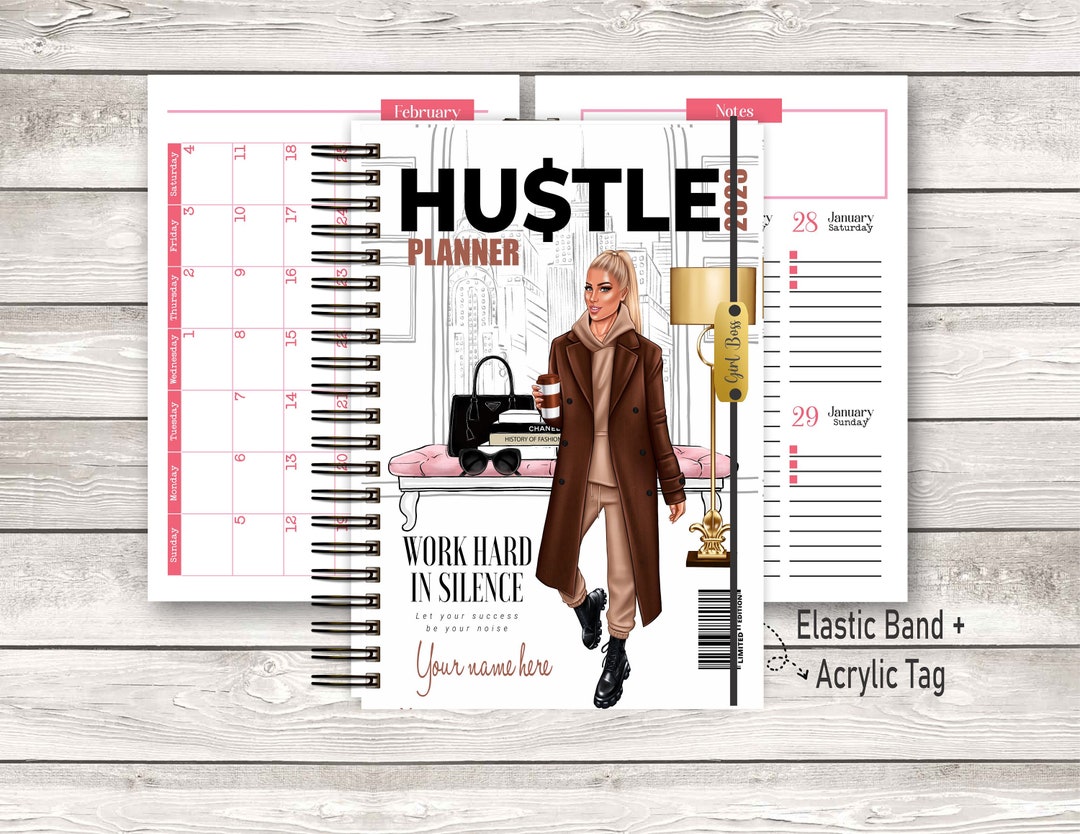 8.5x11 2024 Large Weekly Planner Magazine Luxury Planner Cover Monthly ...