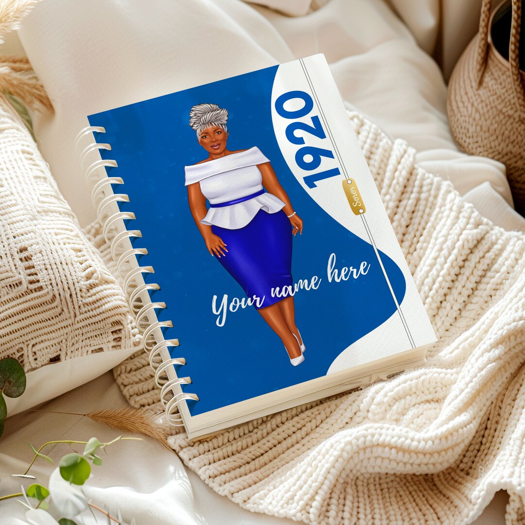 Zeta Phi Beta Black Girl Planner , Monthly View, 1920 Budget Planner ...