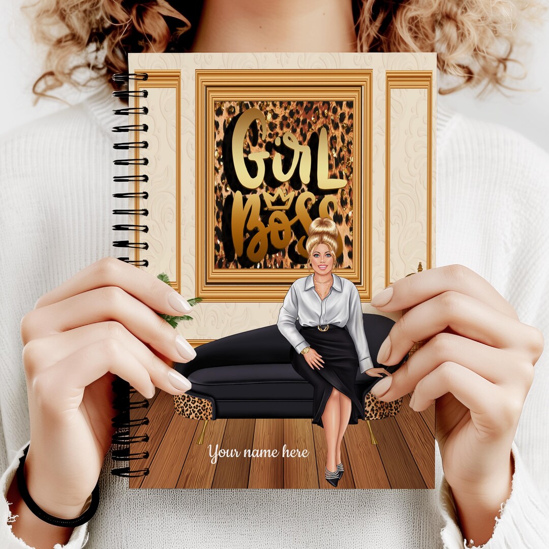 Undated Planner for Women 12 Months - Boss Lady Planner - Planner for ...