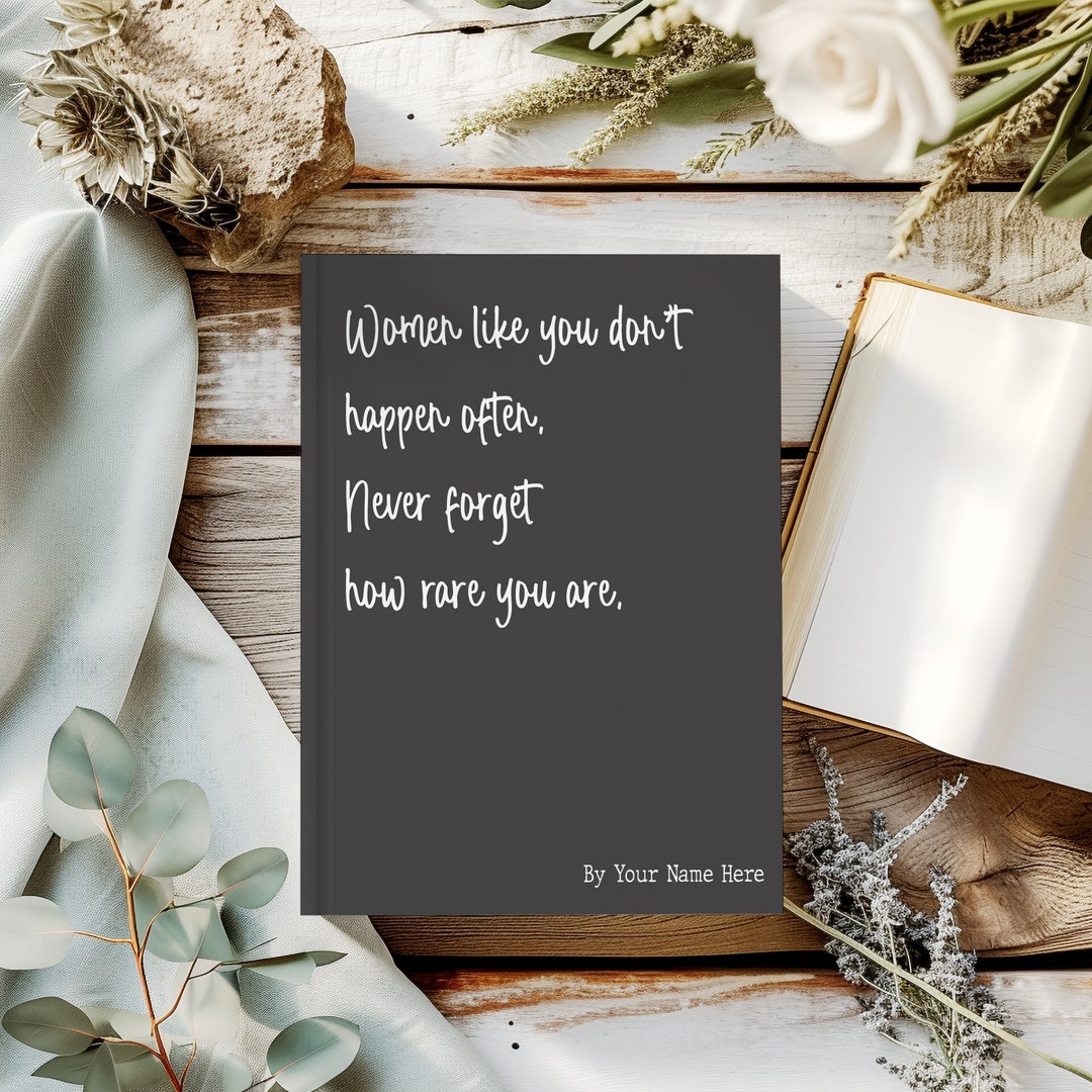 Empower Woman Journal Personalized With Your Name Hardcover Lined ...