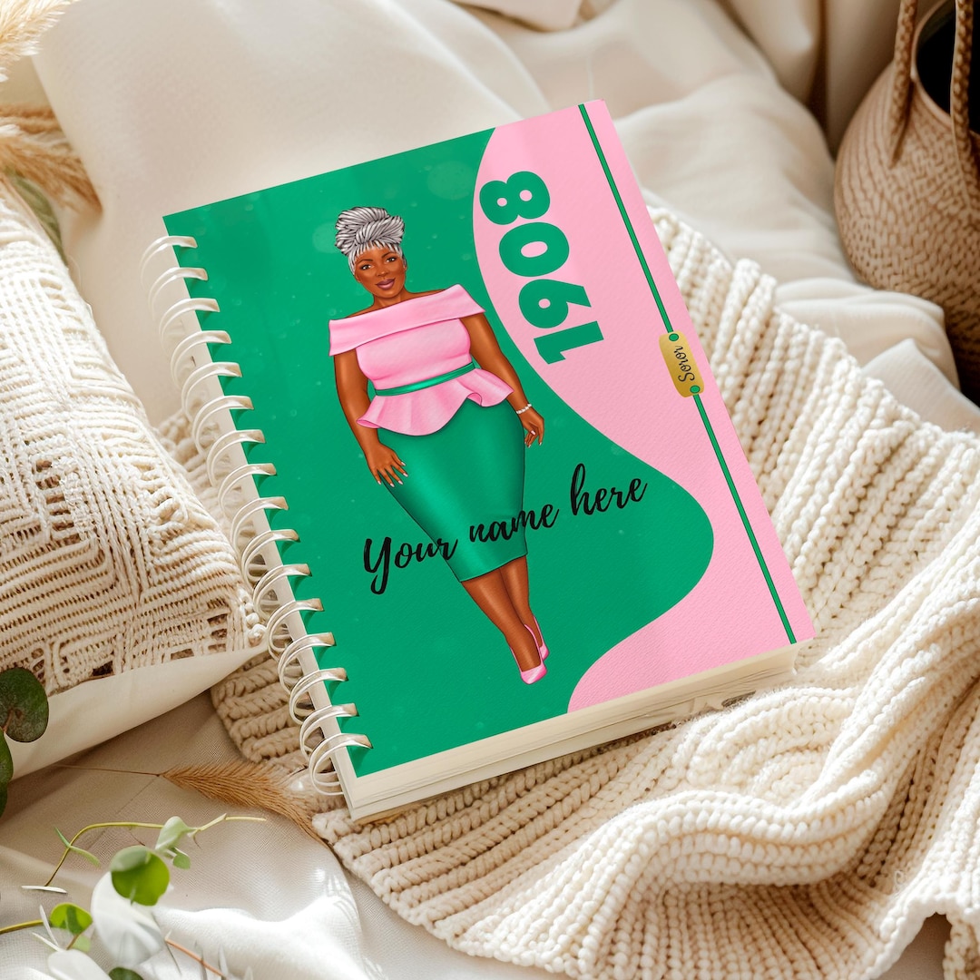 Alpha Kappa Alpha Custom Start Monthly Planner - Month Planner ...