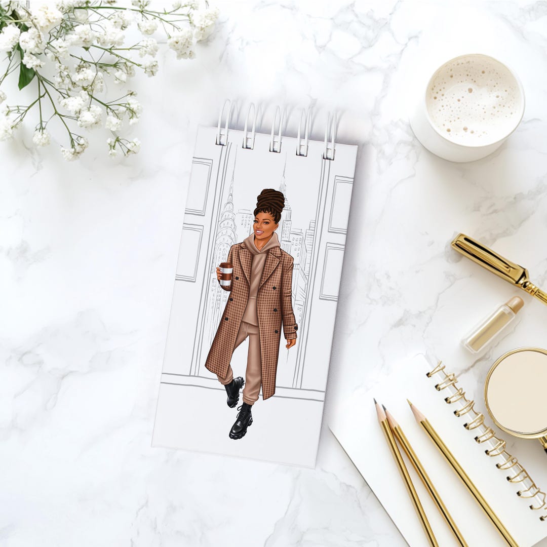 Empowering Girl Boss Memo Pad - Personalized Notepad With 80 Blank ...