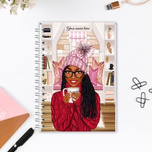Black Girl Boss Personalized Notebook Cover Boss Lady - Etsy