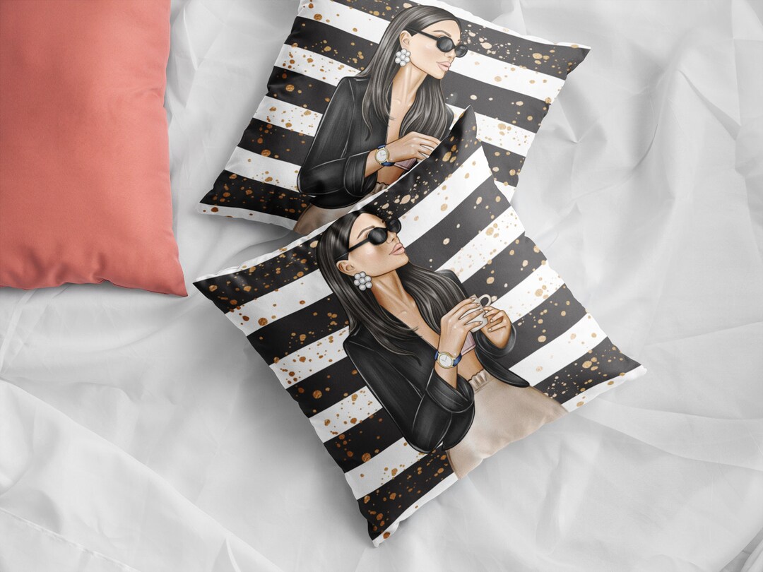 Custom Girl Boss Pillow - Personalized Motivational Throw Pillow for ...