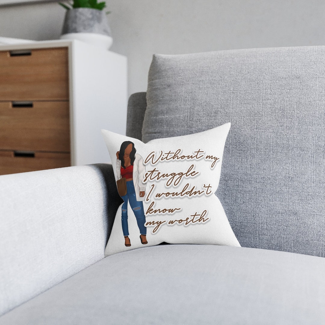 Custom Girl Boss Pillow - Personalized Motivational Throw Pillow for ...