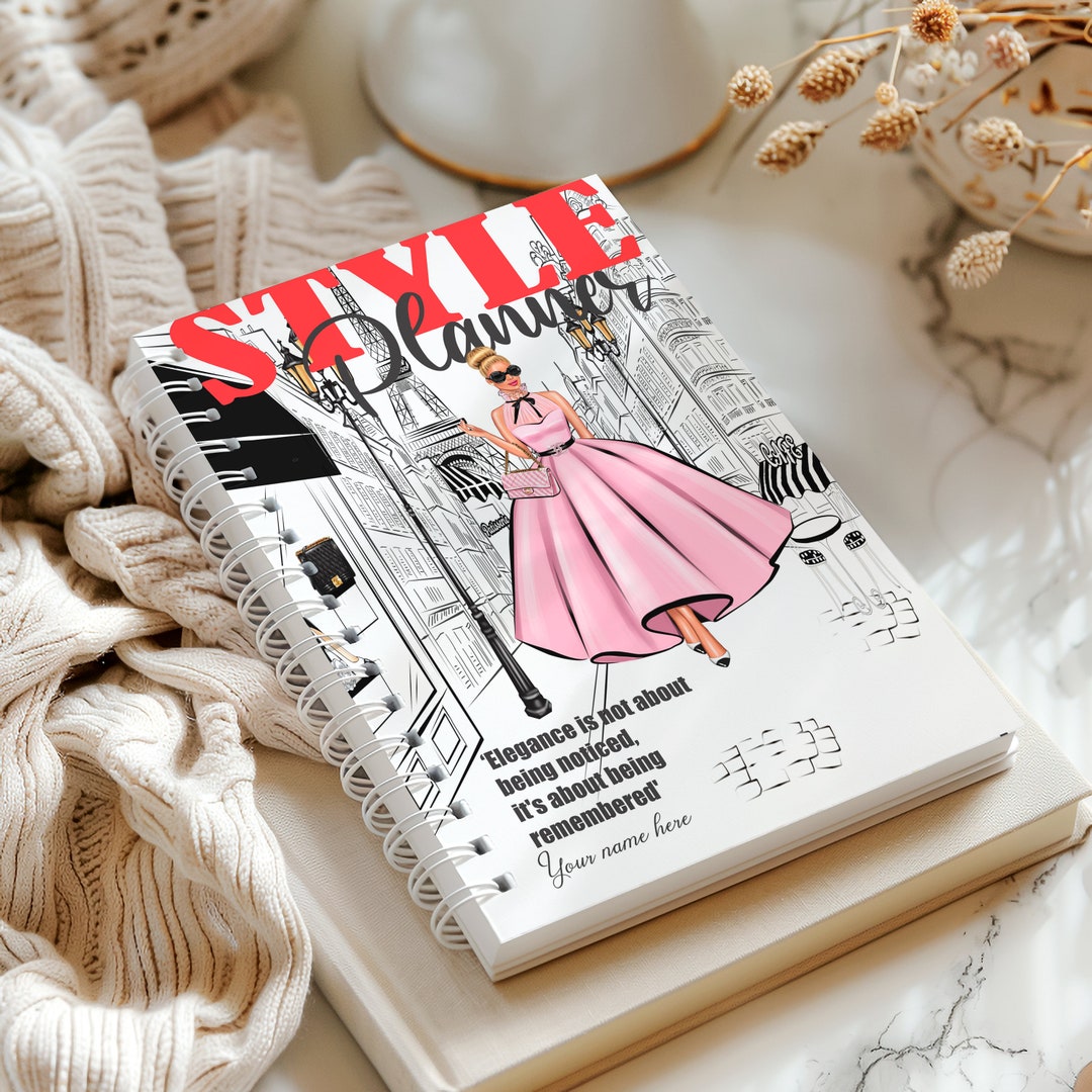 Start Any Month 12 Months Personalized Monthly Planner With Lined Pages ...