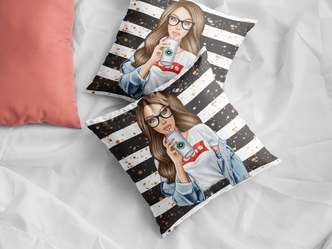 Custom Girl Boss Pillow - Personalized Motivational Throw Pillow for ...