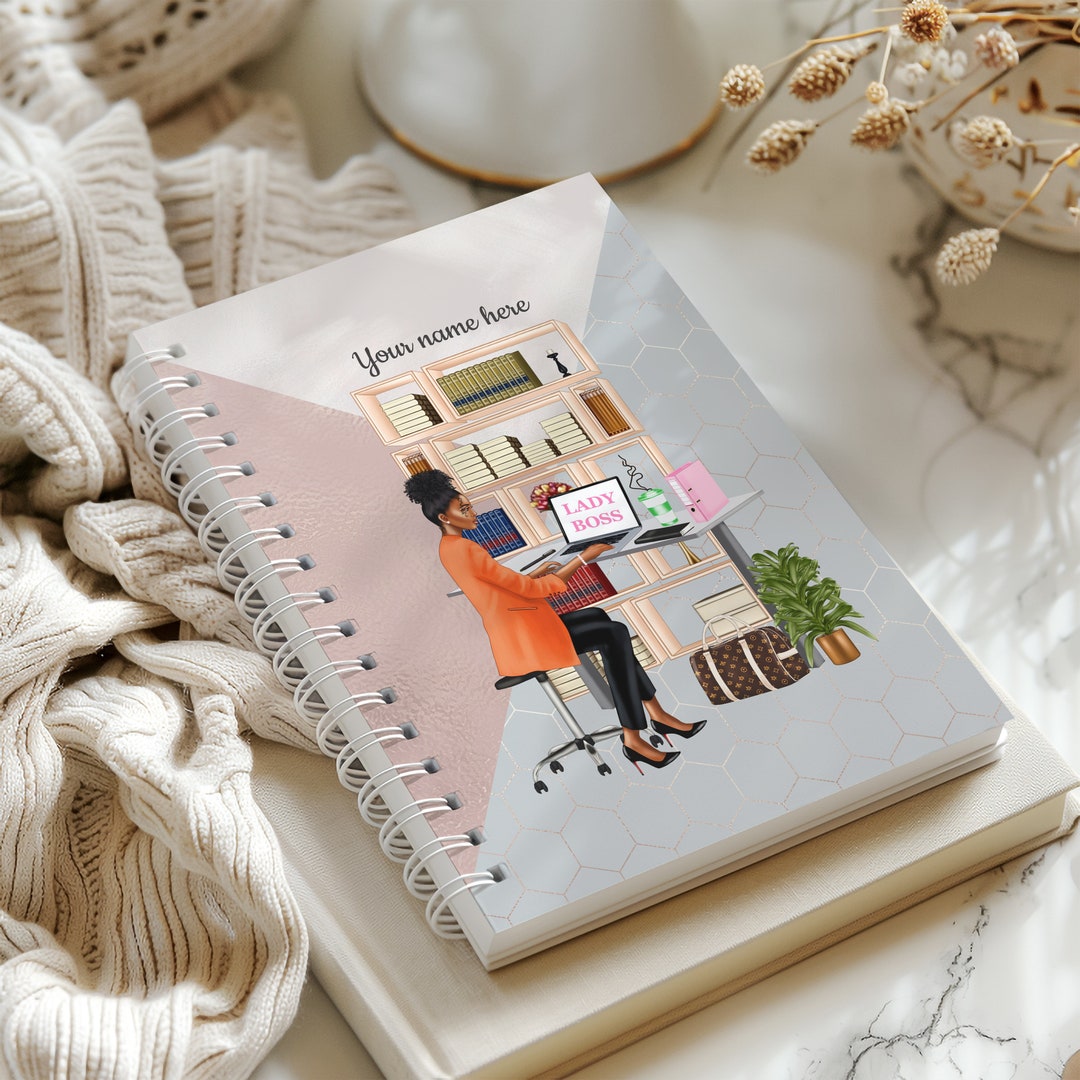 Personalized Monthly Planner With Lined Notebook - Custom Start Month ...