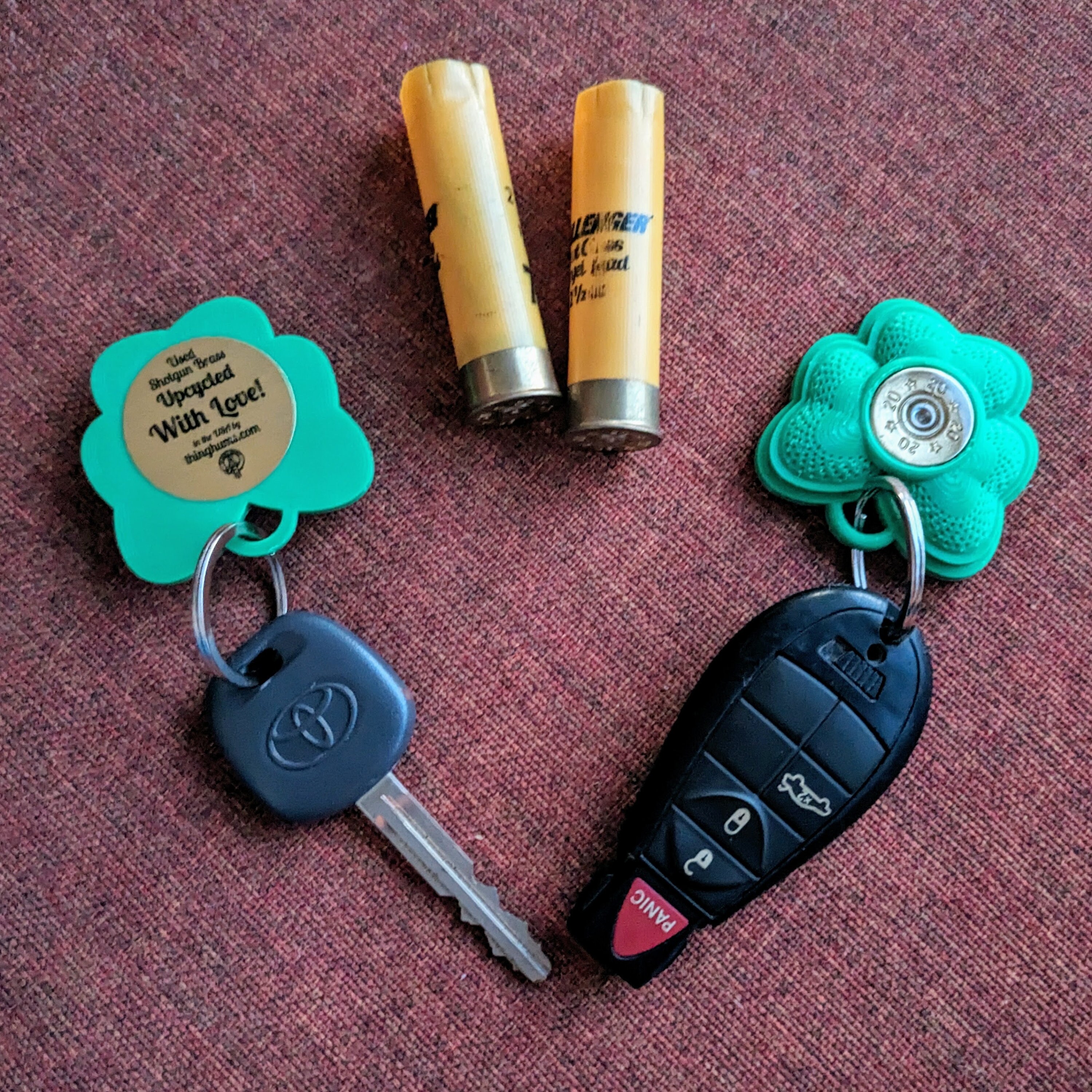Replica Sporting Clay Keyring W/upcycled Shell - Etsy