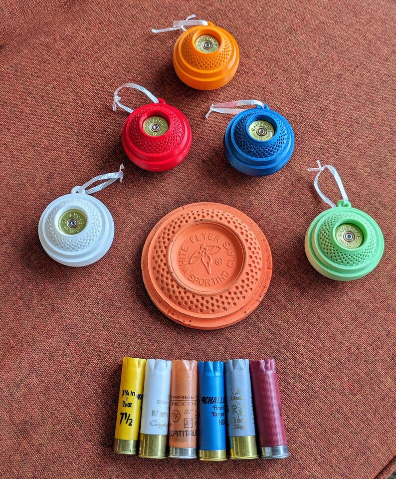 Shooting Clays/skeet/trap Tree Ornament W/used Shotgun Shells - Etsy