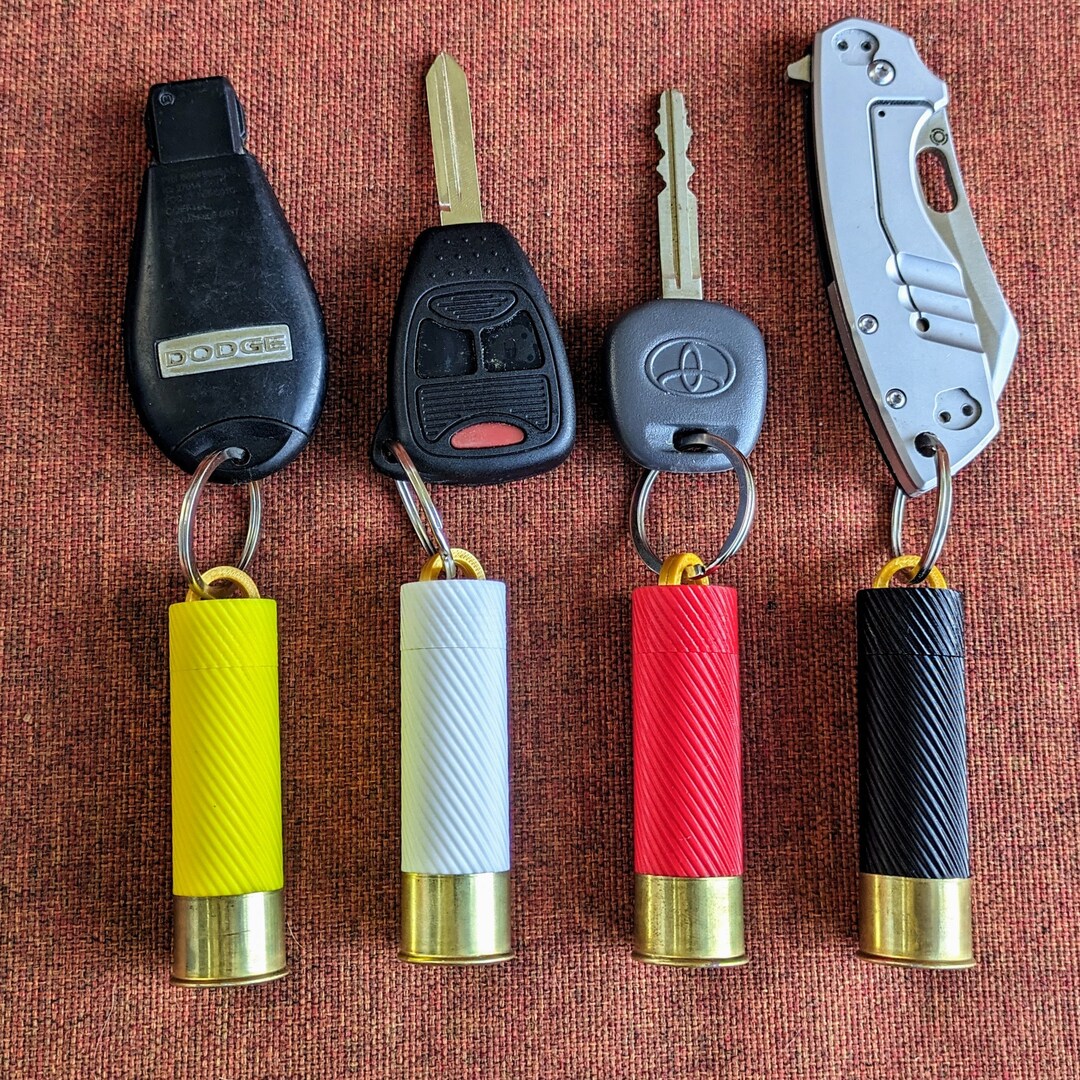 Replica Shotgun Shell Keyring W/upcycled Shell - Etsy