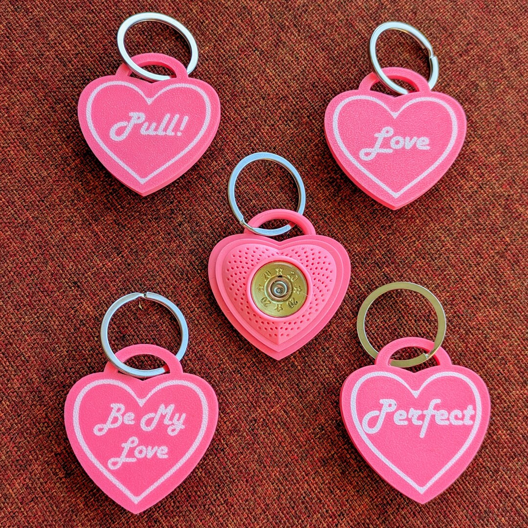 Personalized Love Heart Bag Tag - Etsy