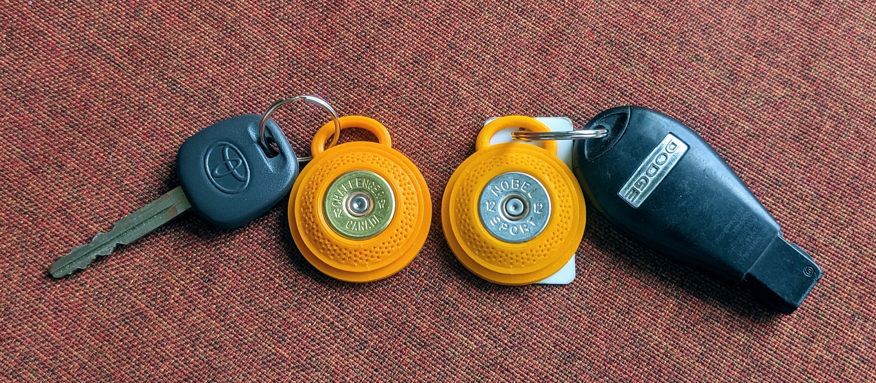 Replica Sporting Clay Keyring W/upcycled Shell - Etsy