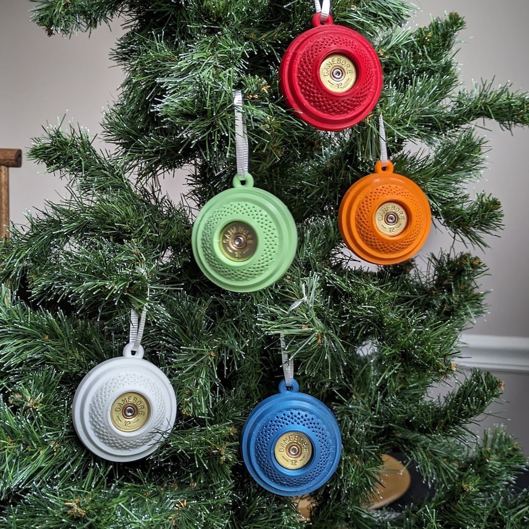 Shooting Clays/skeet/trap Tree Ornament W/used Shotgun Shells - Etsy