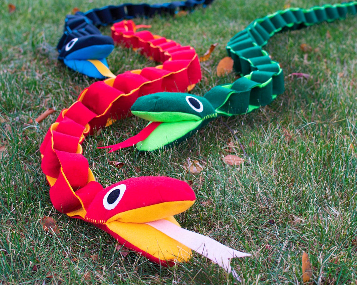 Felt Chain Snake Sewing Pattern - Etsy