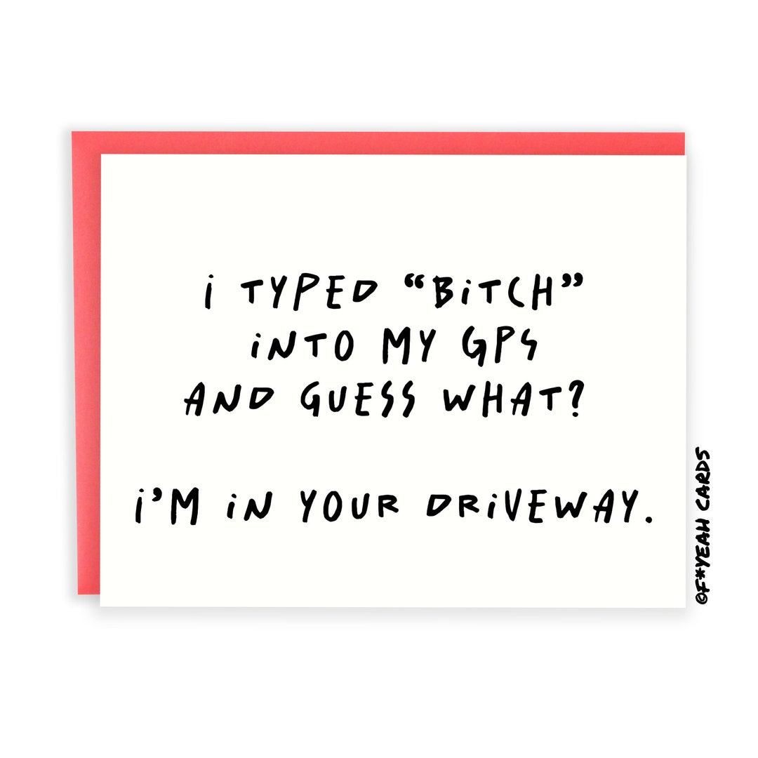 Cheeky Birthday Card Funny Birthday Cards for Her Snarky Birthday Cards ...