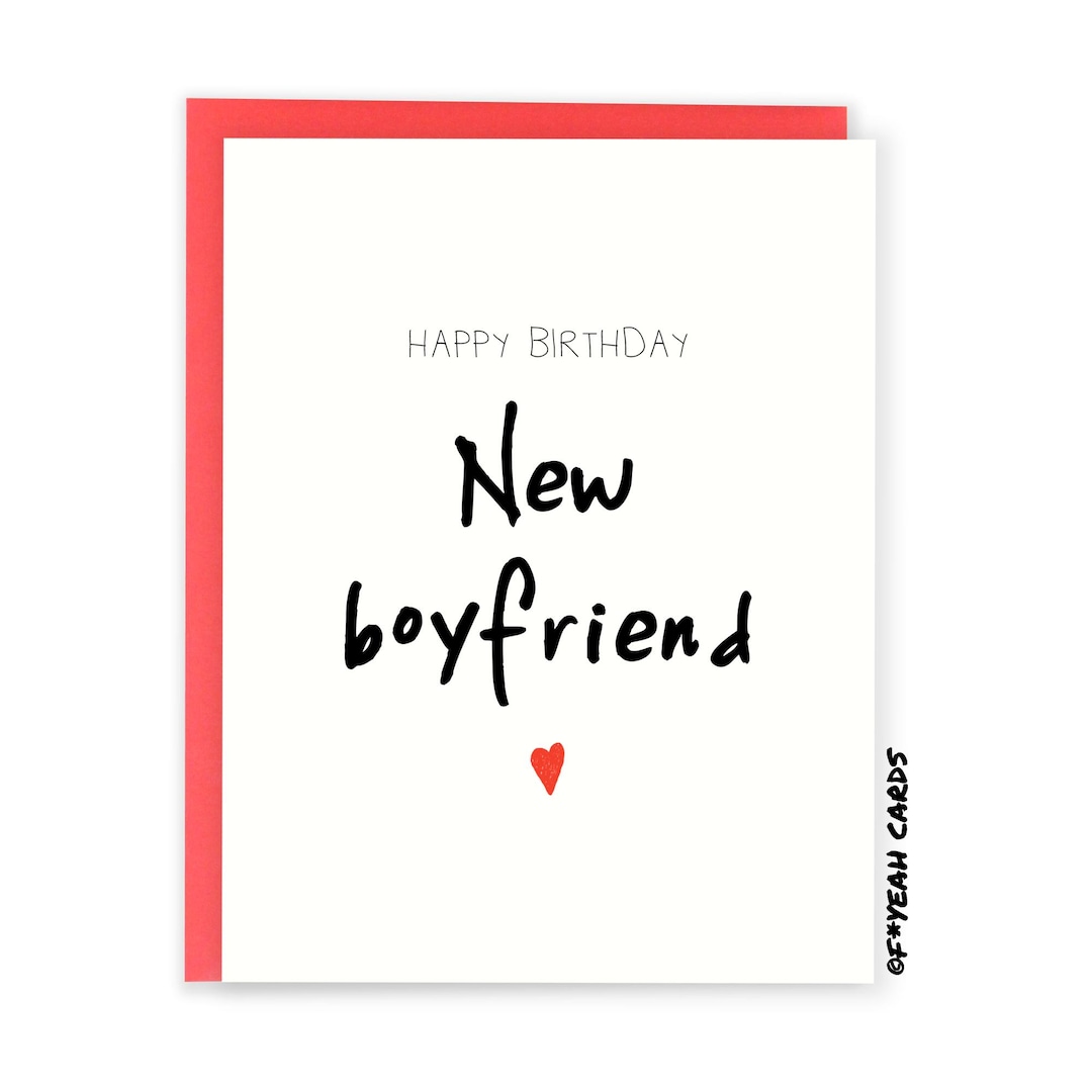 Funny Birthday Card for Boyfriend - for Him - Happy Birthday Boyfriend ...