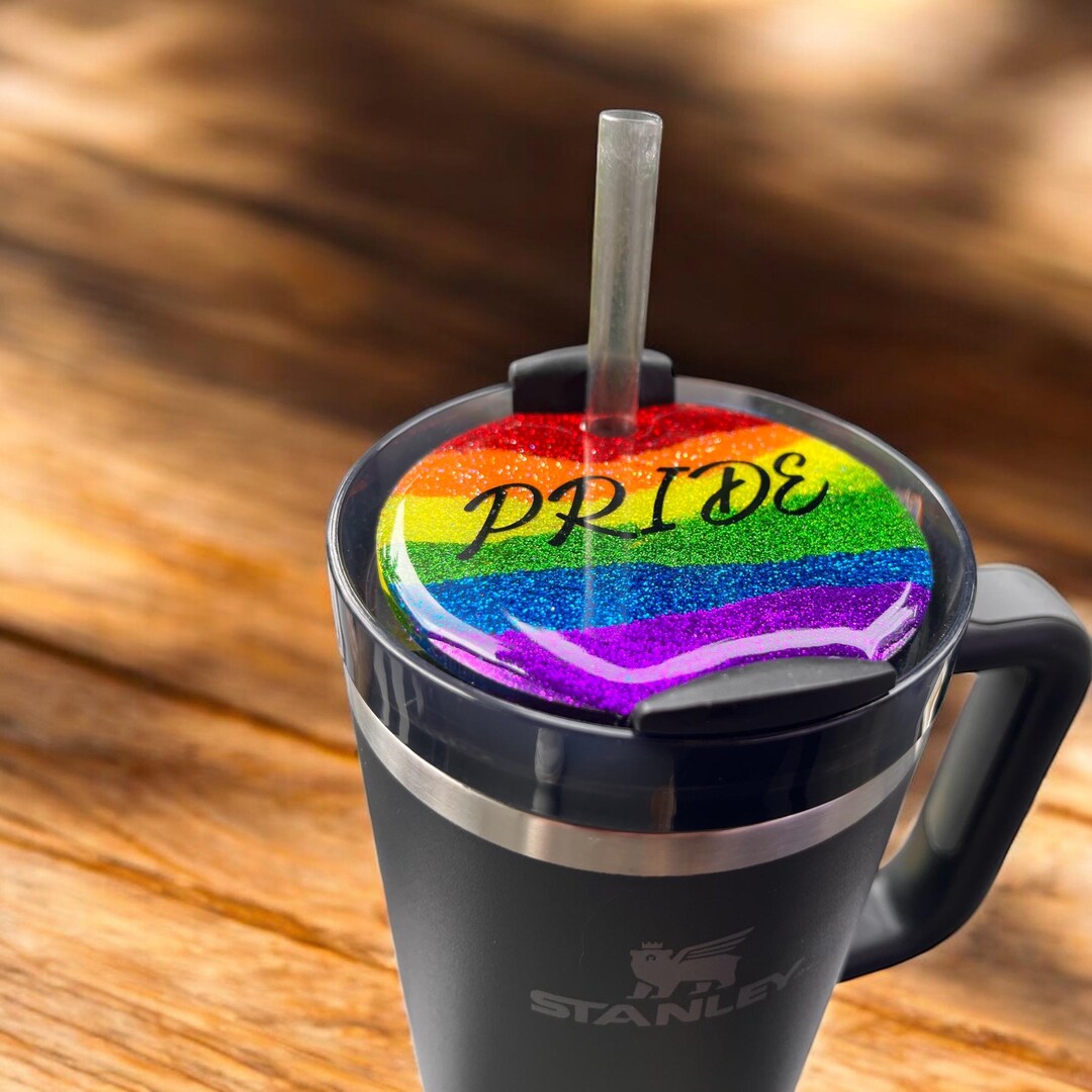 PRIDE Rainbow 40oz Stanley Topper - Etsy