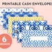 Watercolor Rainbow Printable Cash Envelopes With Transaction Tracker ...