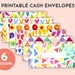 Watercolor Rainbow Printable Cash Envelopes With Transaction Tracker ...