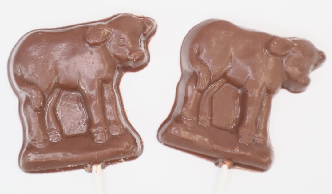 12 Dairy Cow Milk, Dark or White Chocolate Lollipop Party Favors - Etsy