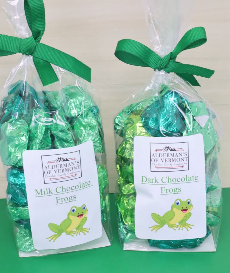 Half Pound of Milk or Dark Chocolate Frogs Individually Wrapped - Etsy