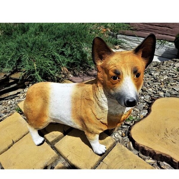Corgi Statue - Etsy