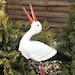 Stork Figurine Decorative Statue Plastic Bird Decor Outdoor Garden ...