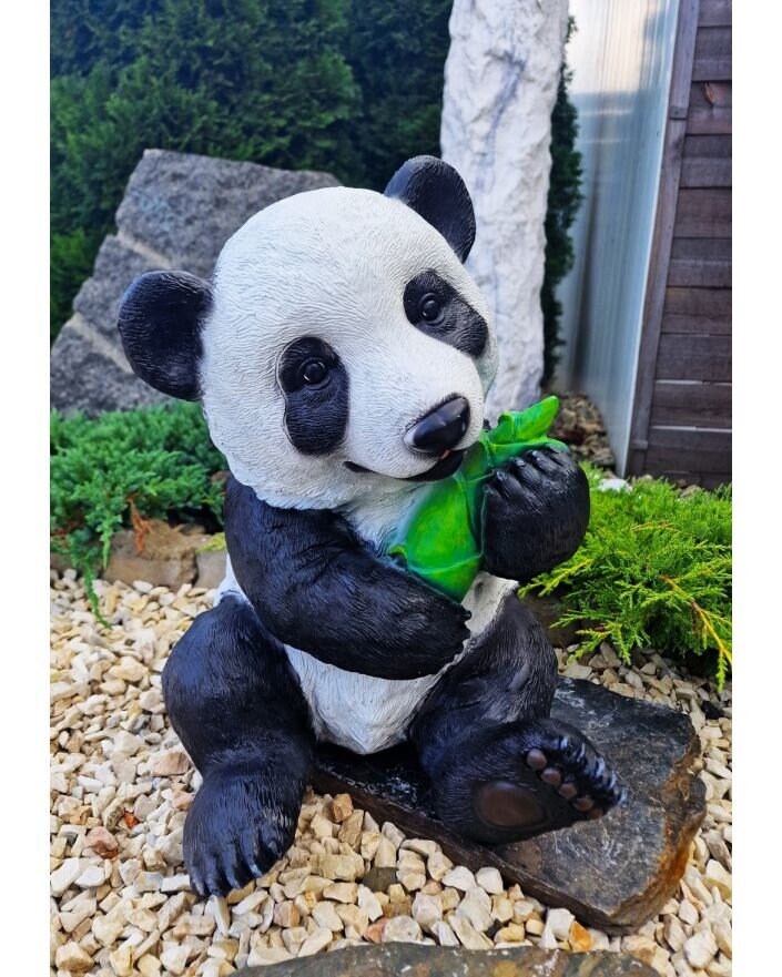 Panda Bear Figurine Plastic Sculpture Cute Panda Statue - Etsy