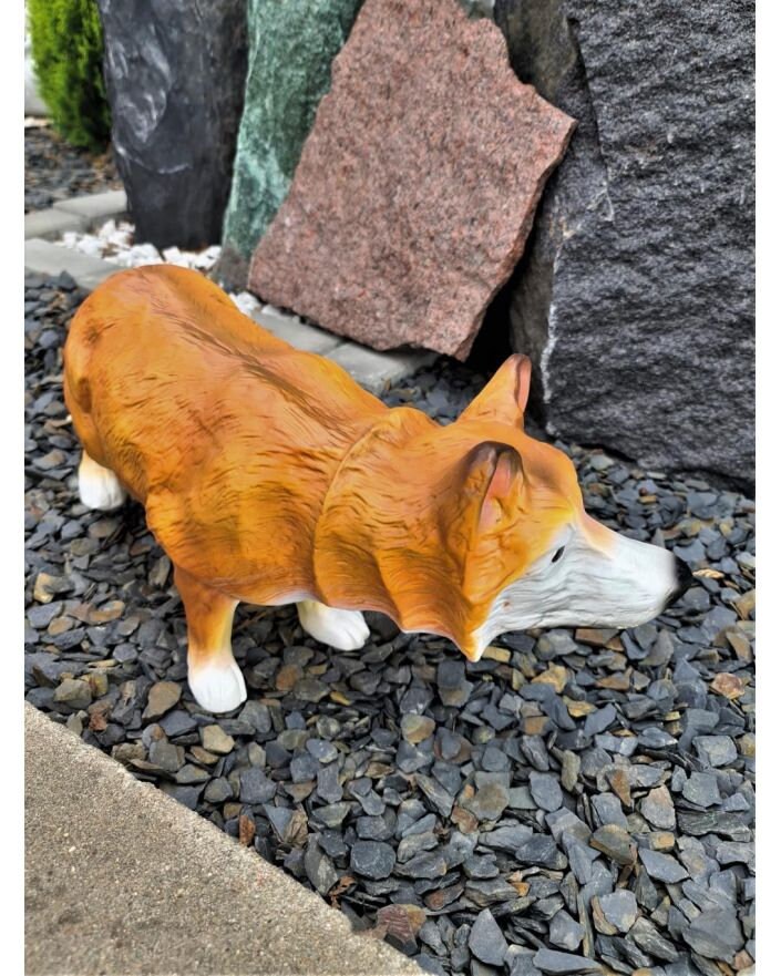 Realistic Fox Statue Forest Animal Figurine Plastic Fox Garden - Etsy