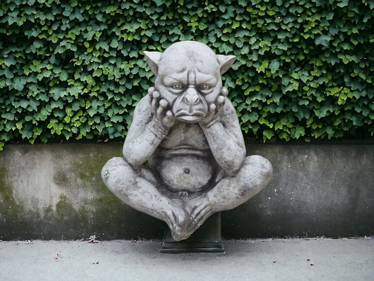 Guardian Gargoyle Statue Plastic Monster Sculpture Fantasy - Etsy