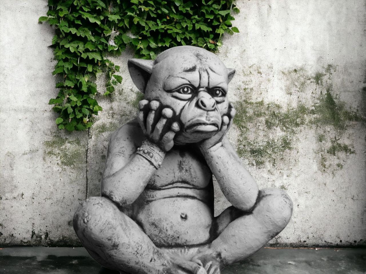 Guardian Gargoyle Statue Plastic Monster Sculpture Fantasy - Etsy