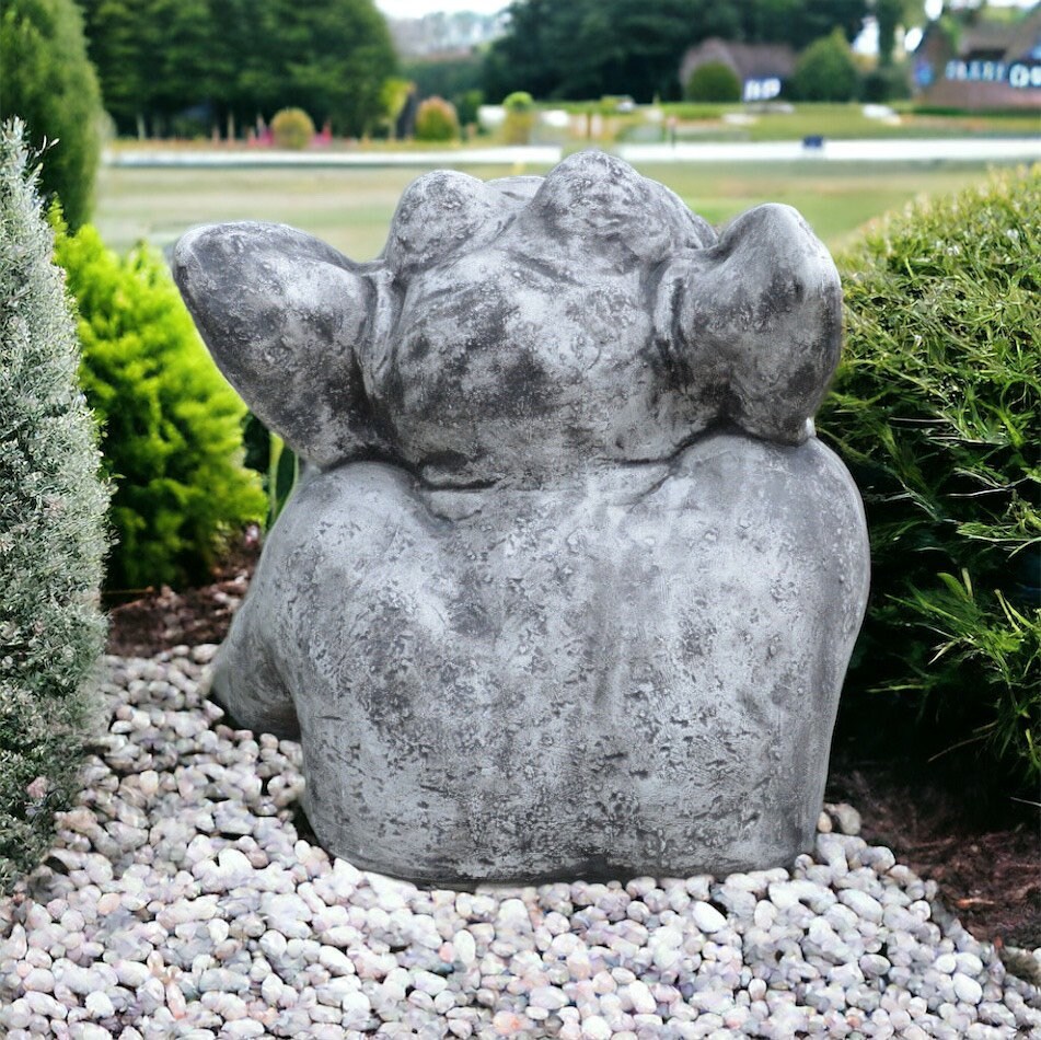Plastic Gargoyle Figure Sleeping Gargoyle Bust Yard Decoration Guardian ...
