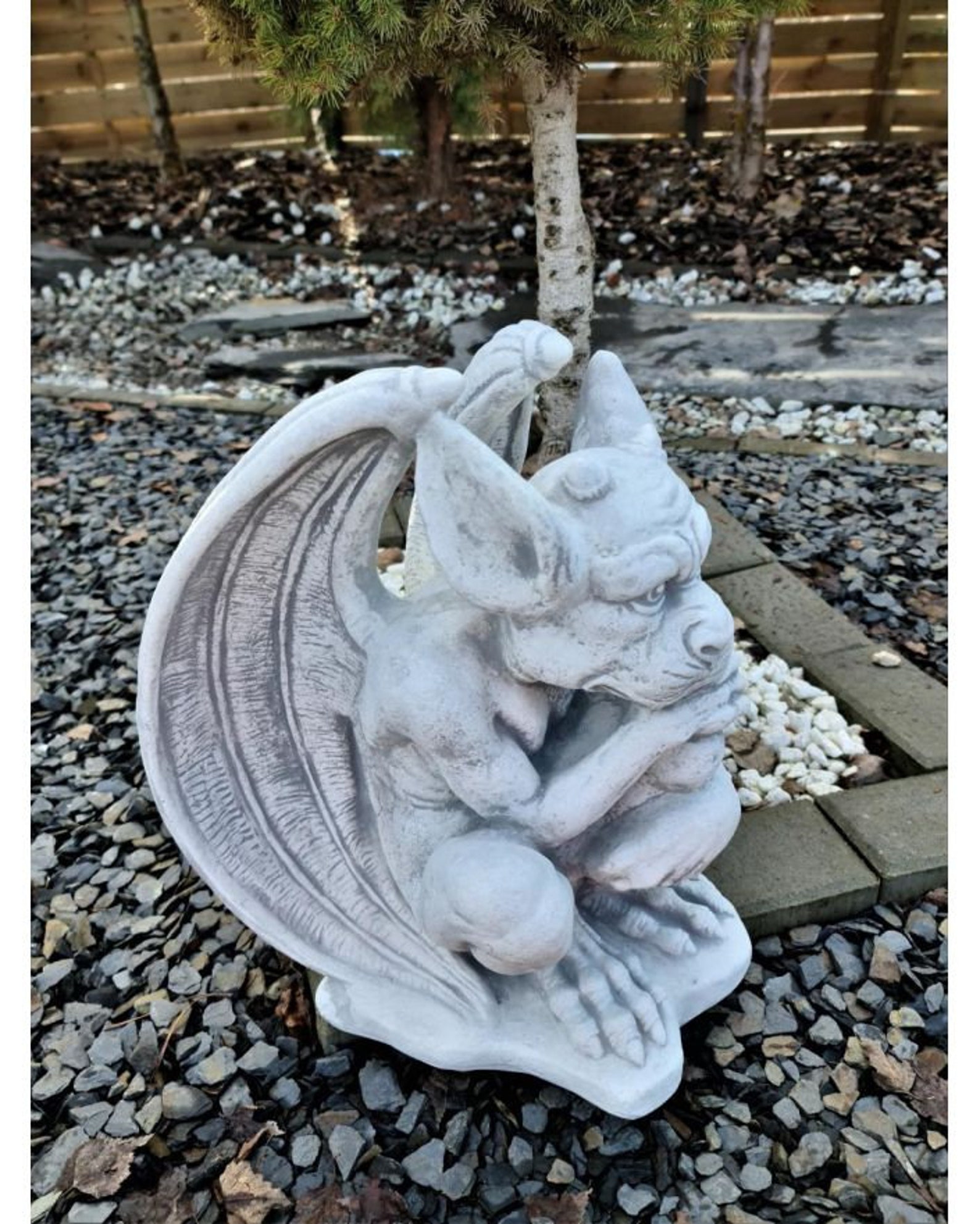 Gargoyle Statue Plastic Gargoyle Outdoor Garden Figure Guardian ...