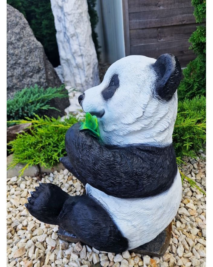 Panda Bear Figurine Plastic Sculpture Cute Panda Statue - Etsy