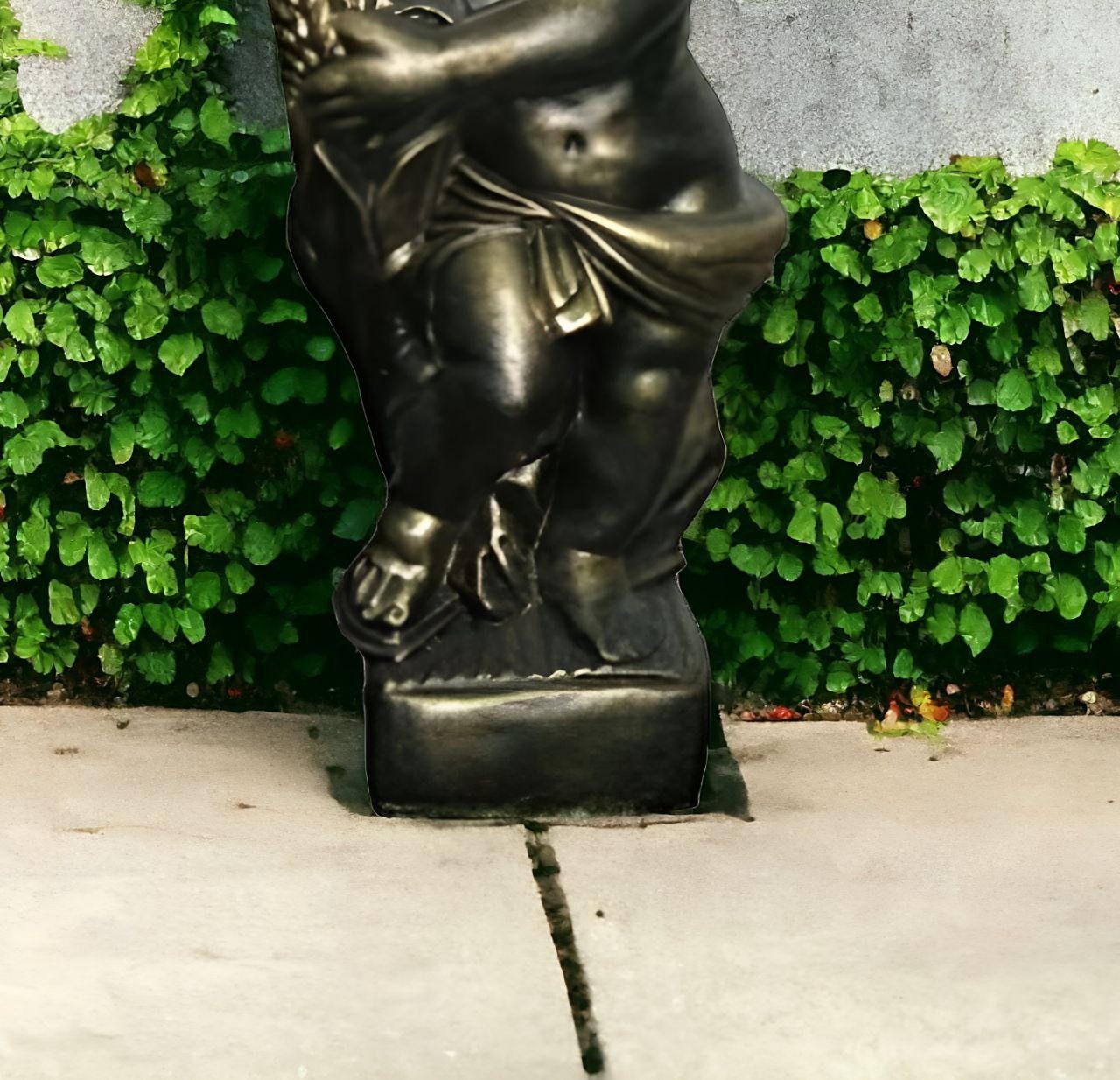 Antique Bronze Boy Plastic Boy Statue Greek Sculpture Cherub Art ...