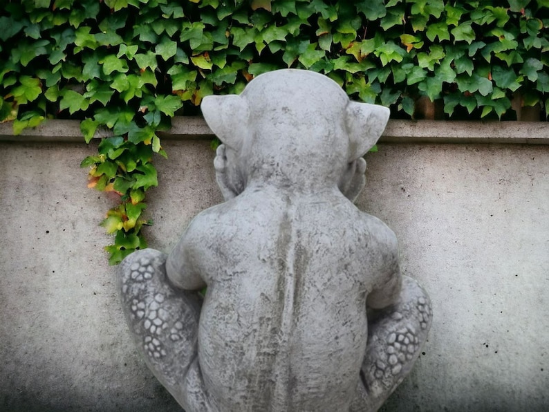 Guardian Gargoyle Statue Plastic Monster Sculpture Fantasy - Etsy