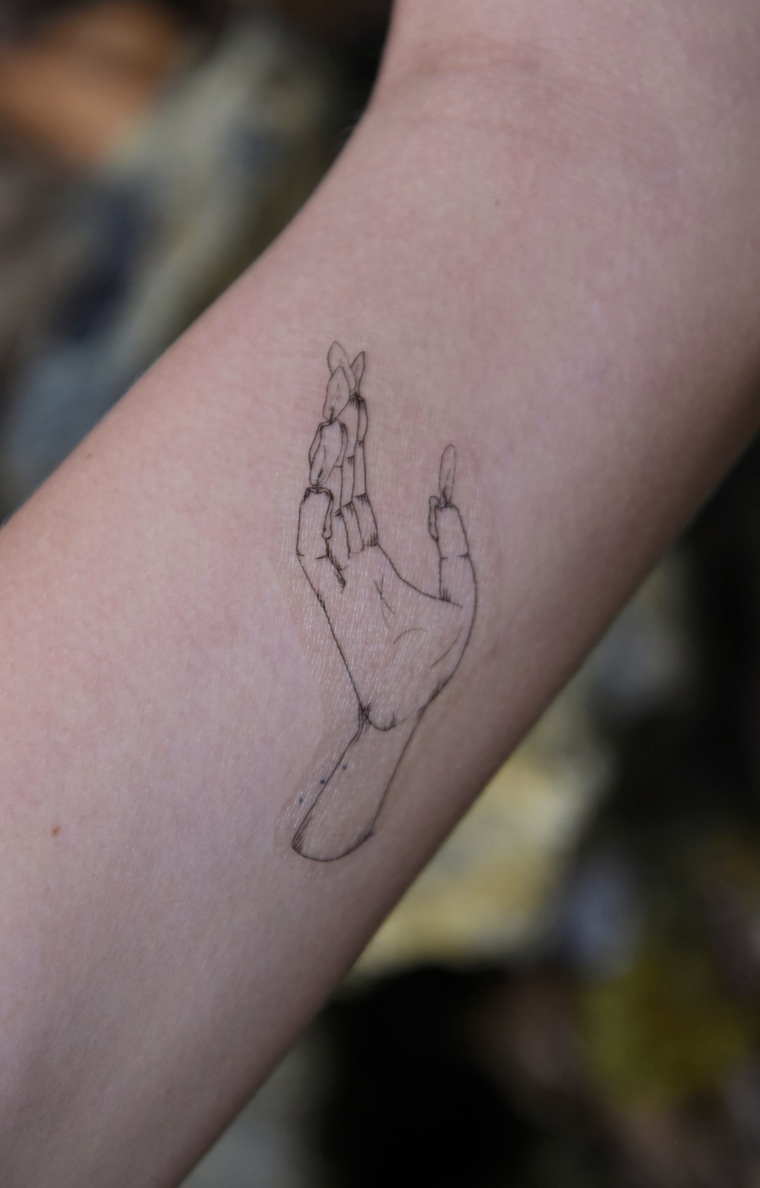 Fire Fingers Temporary Tattoo - Etsy