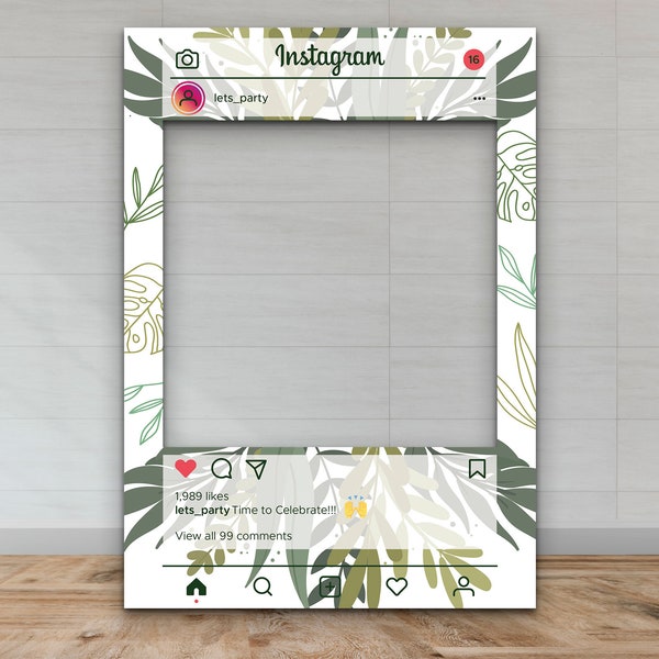 Instagram Selfie Frame - Etsy UK