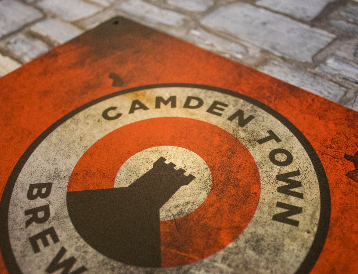 Metal Sign Camden Town Brewery Camden Hells Retro Sign - Etsy