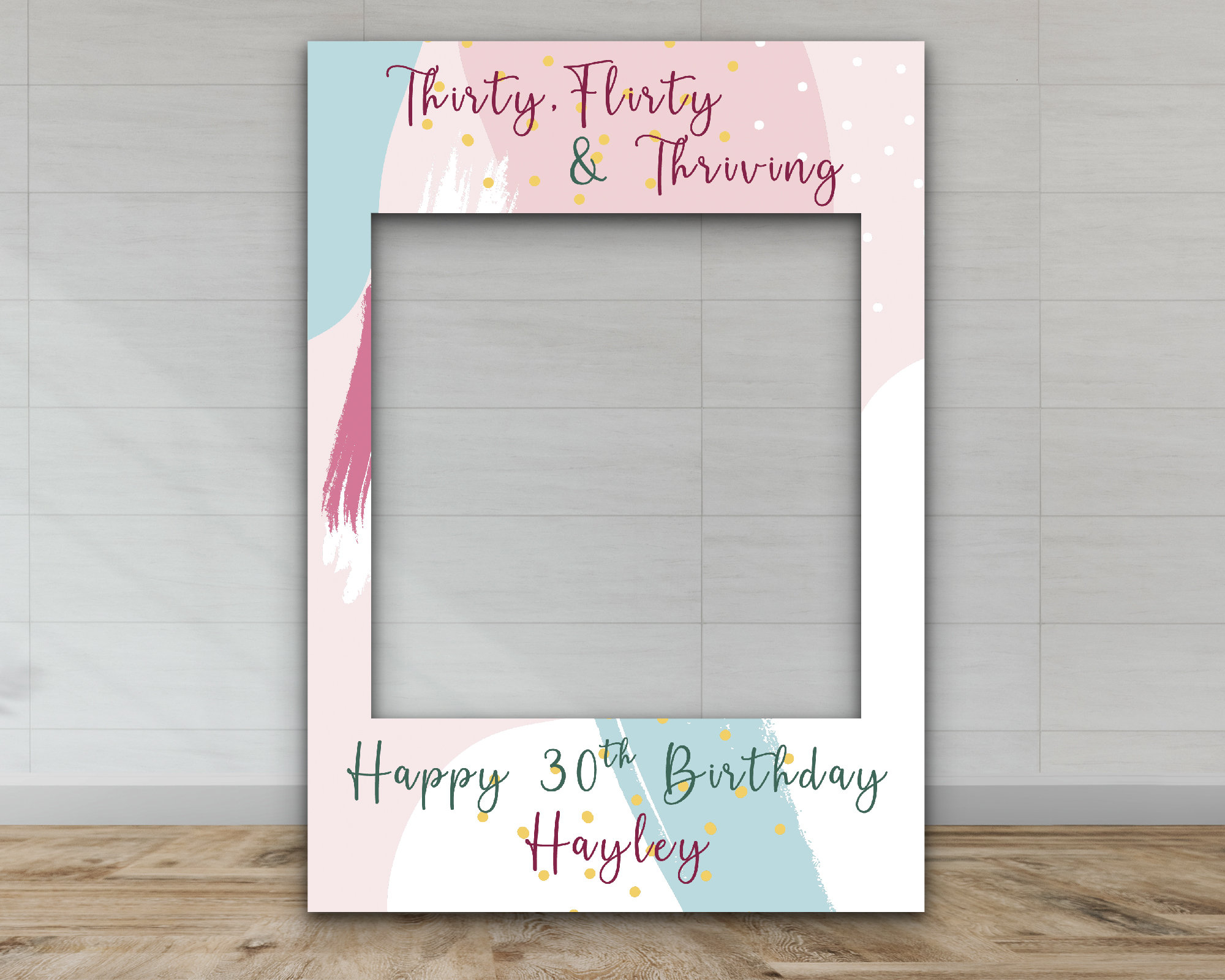 30th Birthday Picture Frame