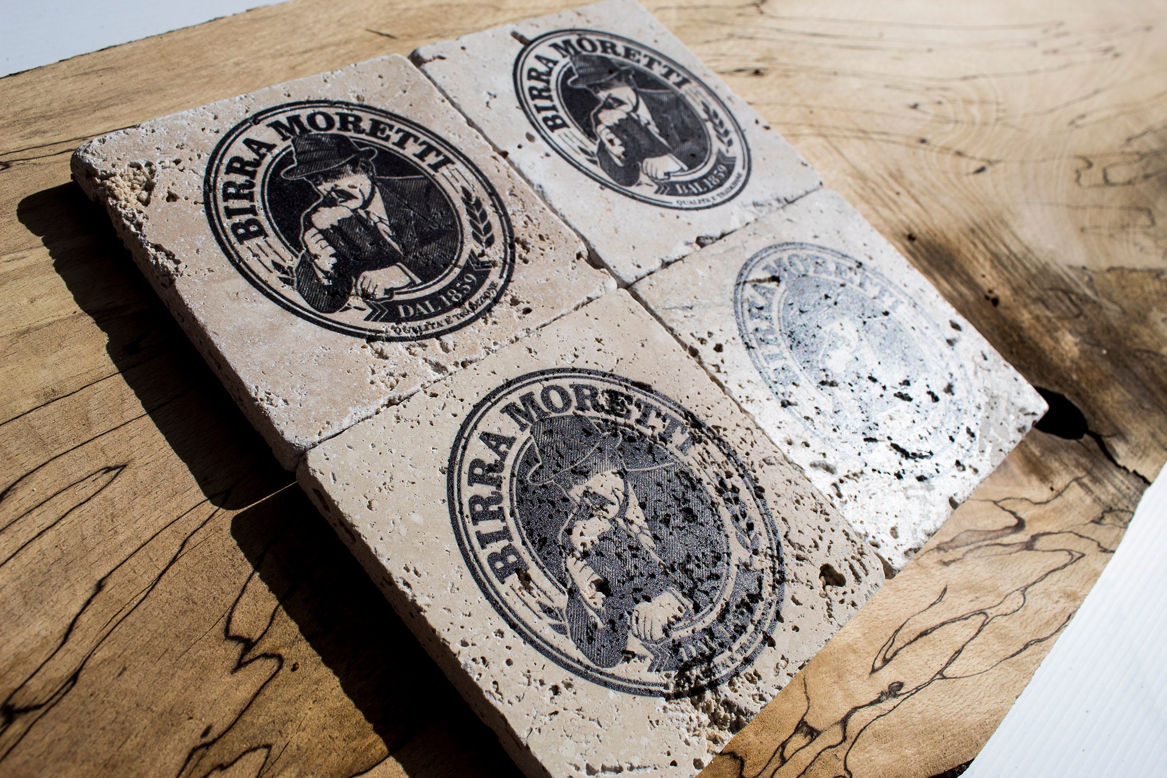Stone Coasters: Birra Moretti Collection Set Of 4 - Etsy.de