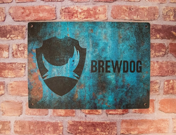 Metal Sign Brewdog Beer Retro Sign Man Cave Sign - Etsy UK