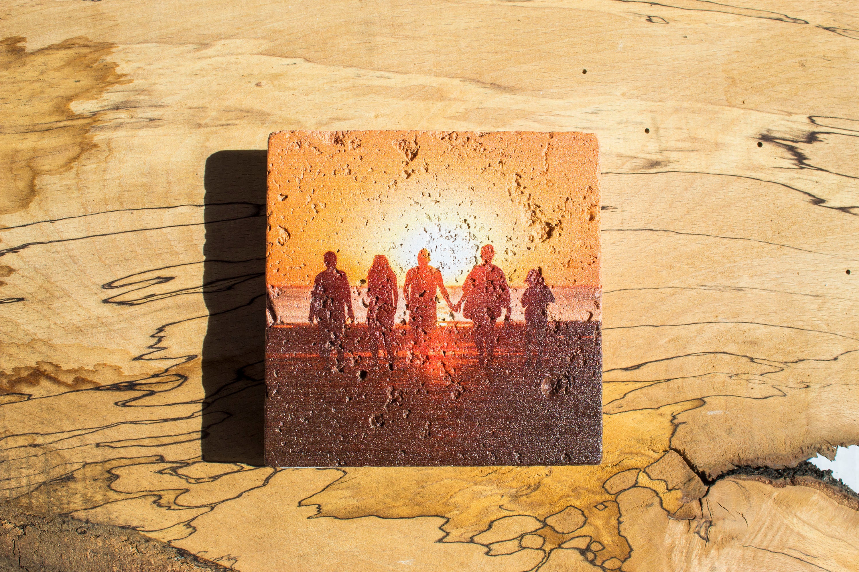 Personalised Photo Stone Coasters Set Of 4 | Etsy